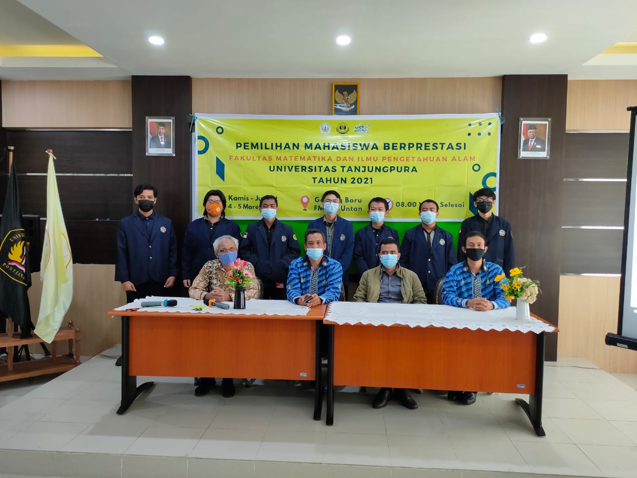 Seleksi Pemilihan Mahasiswa Berprestasi FMIPA Untan Tahun 2021